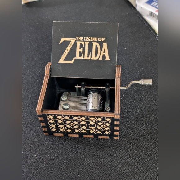 Other | Legend Of Zelda Music Box Black And Gold | Poshmark